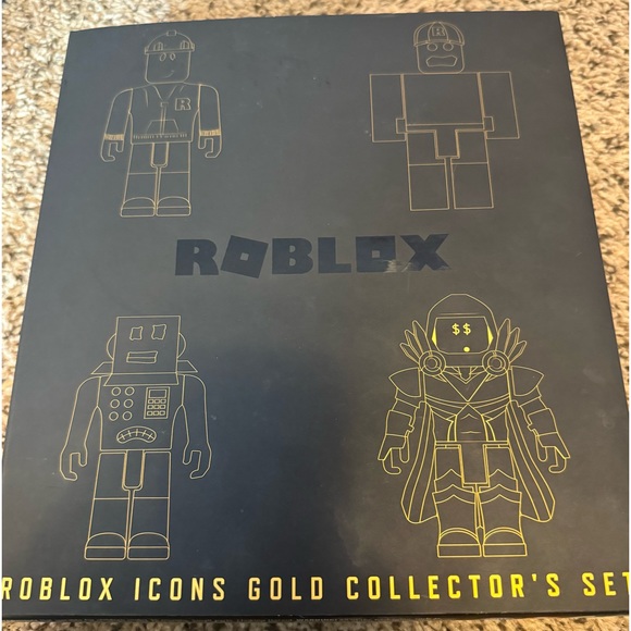 roblox | Toys | Roblox Icons Gold Collectors Set | Poshmark